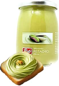 Pisti Authentic Sicilian Pistachio Cream Spread, 600g Jar : Amazon.co.uk: Grocery