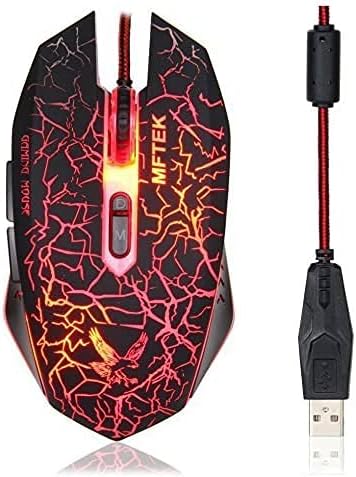 Amazon.in: Buy MFTEK New LED Gaming Mouse,7 Button Wired Gaming Mouse ...