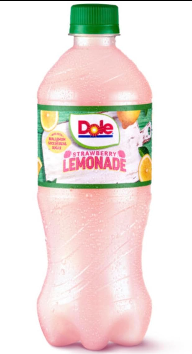 Amazon.com : Dole Strawberry Lemonade, 20 Oz Soda Bottles (10 ...