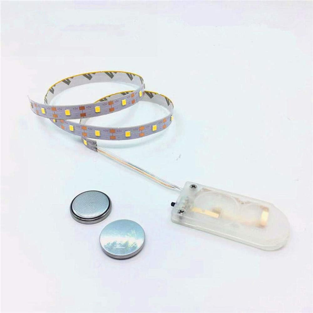 Amazon.com: COOBATG LED String Light Battery Powered,1.64ft Led Fairy ...