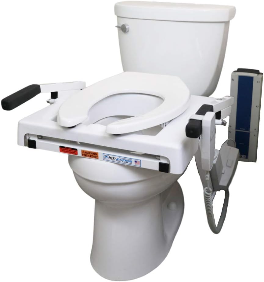 Amazon.com: EZ-ACCESS TILT Toilet Incline Lift, Battery Powered ...