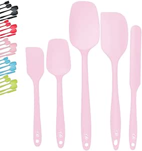 Amazon.com: 5-Piece Silicone Spatula Set - BPA Free, Heat Resistant up ...
