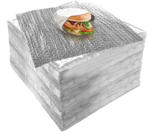 Amazon.com: Insulation Sandwich Wrapping Paper Aluminum Foil Sheets ...
