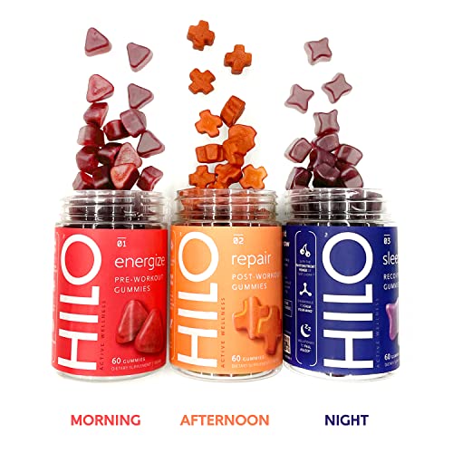 Caffeine Free Pre-Workout Energy Gummies - Vegan Energy Supplement with ...