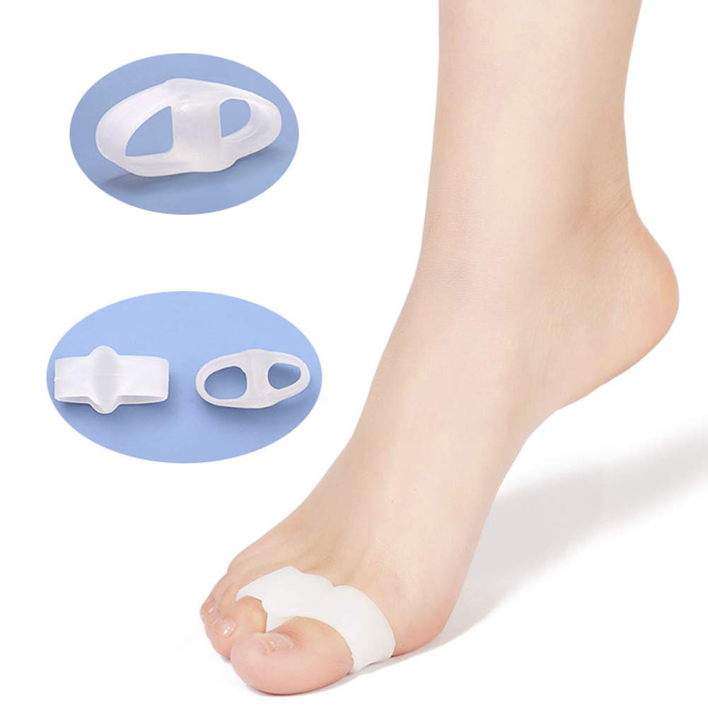 Buy Toe Separators,Silicone Valgus Orthosis Overlapping Toe Splitter ...