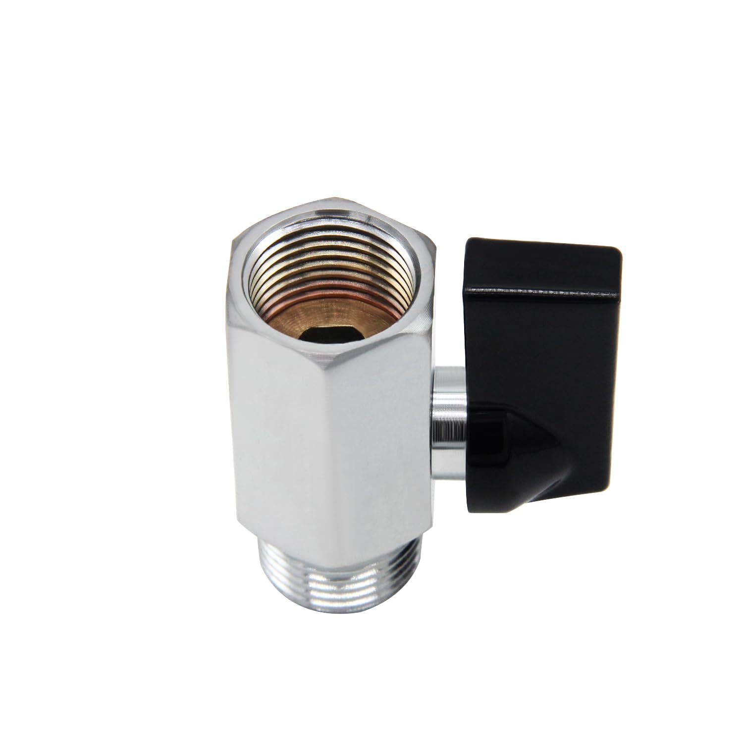 Snapklik.com : Fitvell Brass Mini Ball Valve 3/8 NPT Female X Male ...