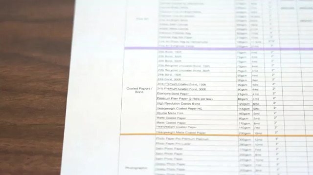 Watch Learn about Wide-Format Printer Paper on Amazon Live