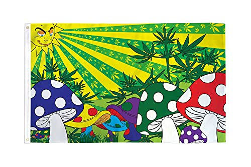 AZ FLAG – Hallucinogenic Mushroom Flag – 3×5 Ft – 100D Polyester ...