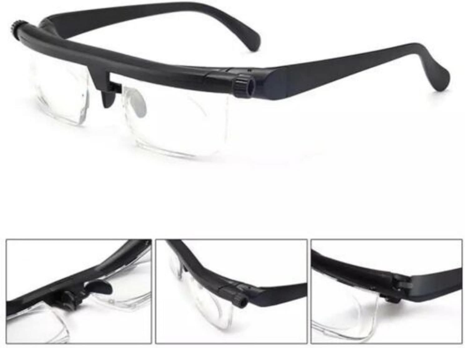 Aocate Flex Focus Adjustable Reading Glasses Dial Vision Zoom ...