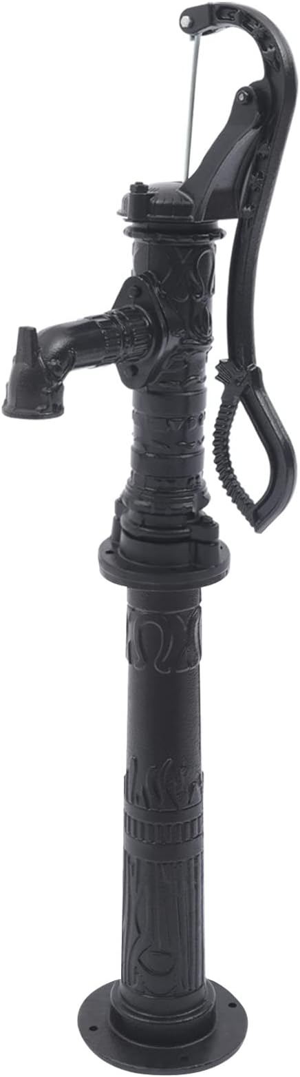 Amazon.com: Hand Water Pump, Durable Cast Iron Pitcher Pump Antique ...