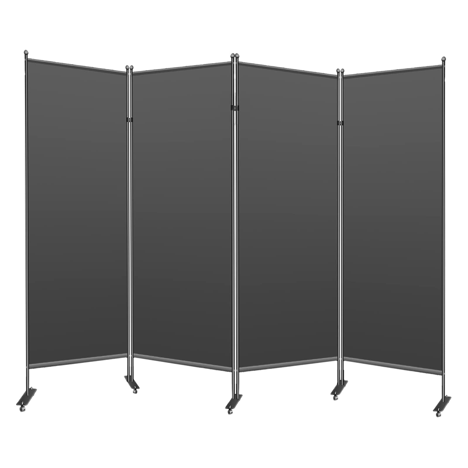 Snapklik.com : 4 Panel Room Divider Wall, Portable Room Separators ...