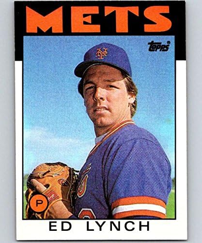 Amazon.com: 1986 Topps Baseball #68 Ed Lynch New York Mets Official MLB ...