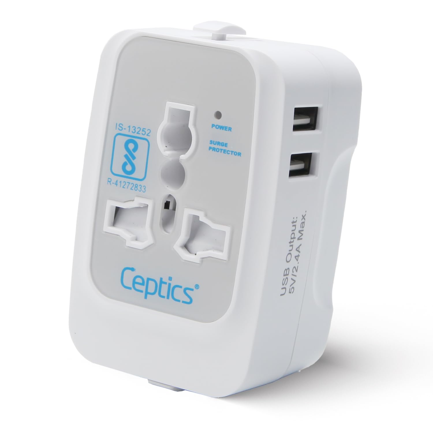 Ceptics Universal Travel Adapter, International All in One Travel ...