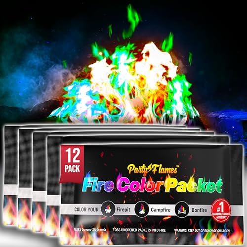 Amazon.com : Magical Flames Cosmic Fire Color Packets - 25-Pack ...