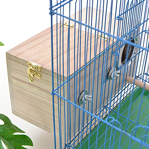 aleawol Parrot Breeding Box Wood Breeding Box for Birds Budgie Nesting ...