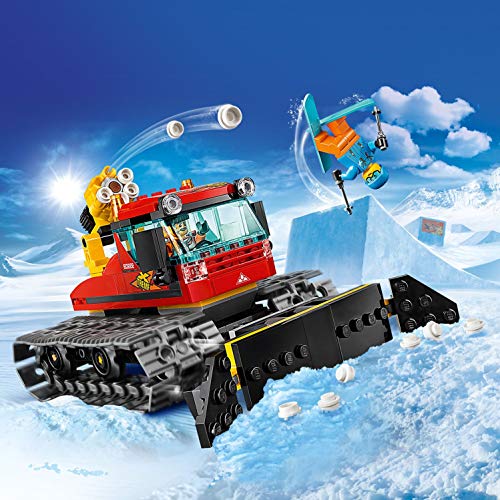 LEGO 60222 City Great Vehicles Snow Groomer with Plough Tracked Toy ...