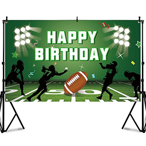 Buy Hptmus Football Birthday Party Decorations - 5x3Ft Football Field ...