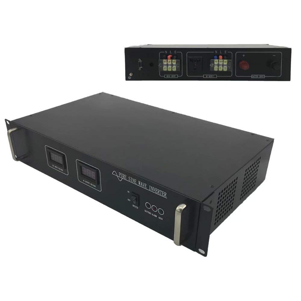 Buy 4000VA/4KVA rack-ed communication inverter DC to AC pure sine wave ...