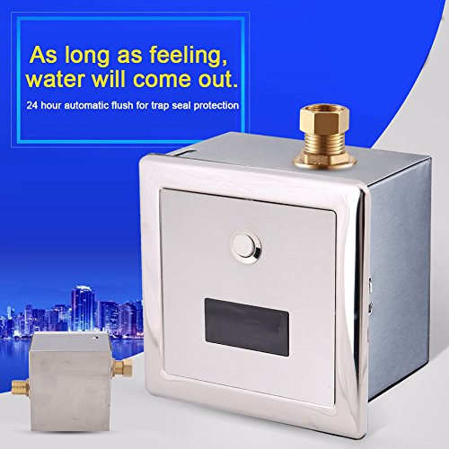 Fdit Automatic Sensing Flush Valve Wall-Mount Concealed Urinal - Want ...