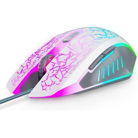 Amazon.com: LTC Circle Pit HM-001 RGB Gaming Mouse with Lightweight ...