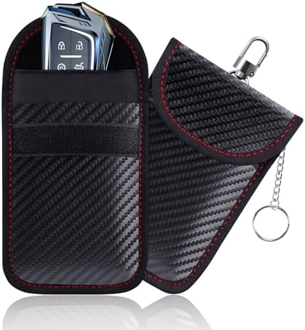 HIDAMAZY Keyless Go Schutz Autoschlüssel Box Signalblocker Tasche, 2 ...