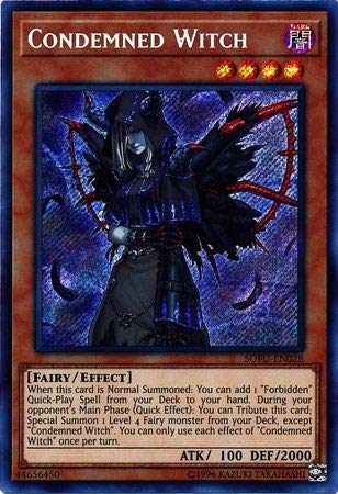 Amazon.com: Yu-Gi-Oh! - Condemned Witch - SOFU-EN028 - Soul Fusion ...