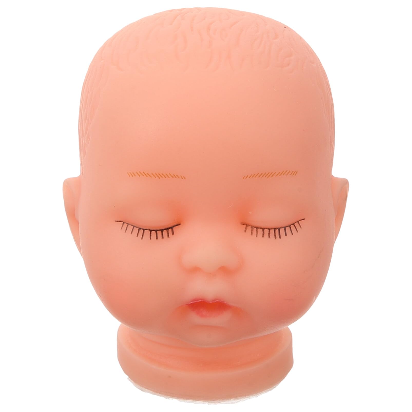 Amazon.com: NUOBESTY Vinyl Doll Heads for Crafts, 52mm Baby Mannequin ...