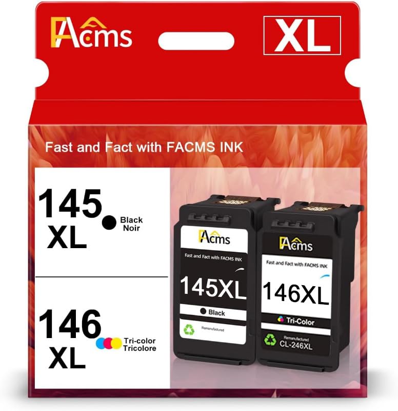 Amazon.com: PG-145XL CL-146XL Ink Cartridges Combo Pack Replacement for ...