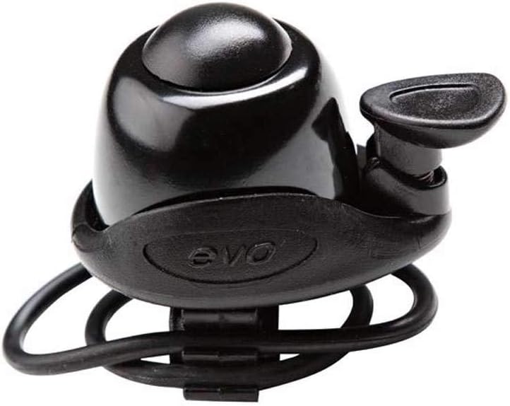 Amazon.com : evo Ringer Fast-Mount DLX Bicycle Bell - N+1-B432AP Black ...