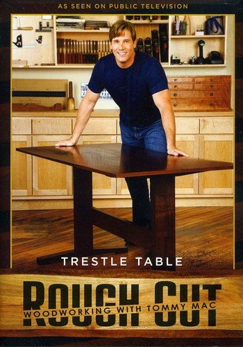Amazon.com: Rough Cut: Woodworking With Tommy Mac: Trestle Table ...