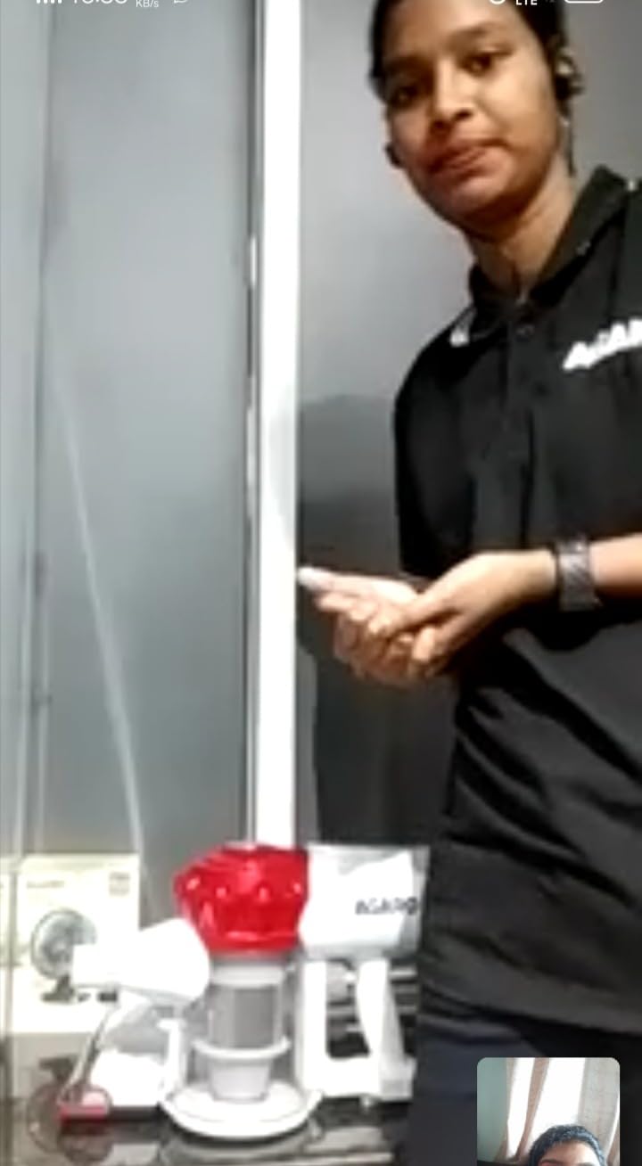 AGARO Regency Cordless Stick Vacuum Cleaner, Dry Vacuuming, 2 Suction ...