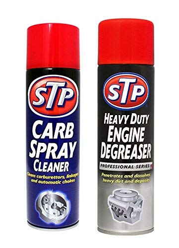 STP Carb Spray 500 Ml & STP Heavy Duty Engine Degreaser 500 Ml : Amazon ...