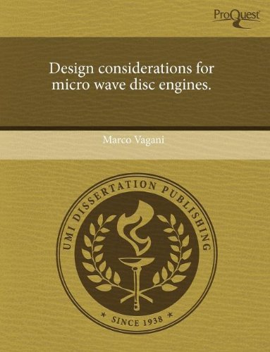 Design Considerations for Micro Wave Disc Engines: Amazon.co.uk: Vagani ...
