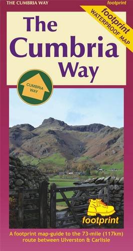 The Cumbria Way: A Footprint Map-Guide to the 73-Mile Route Between ...