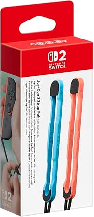 Nintendo Joy-Con 2 Strap Pair, Light Blue and Light Red : Amazon.co.uk ...