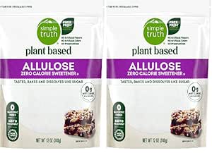 Amazon.com: Plant Based Zero Calorie Allulose Sweetener (2 Bags, 12 oz ...