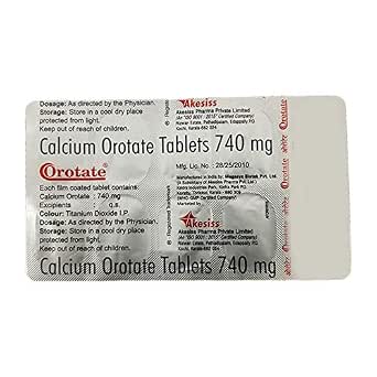 Orotate 740mg - Strip of 10 Tablets : Amazon.in: Health & Personal Care