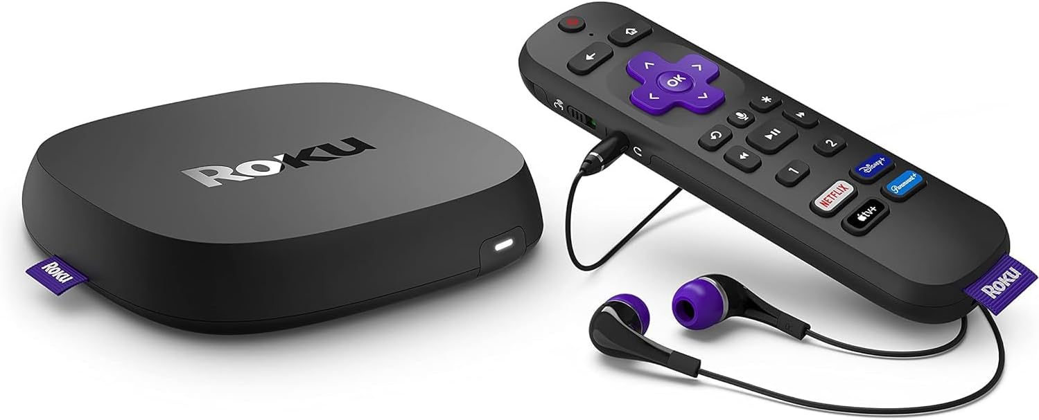Amazon.com: Roku Ultra LT Streaming Device, 4K | HDR | Dual-Band, Wi-Fi ...