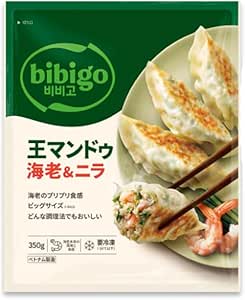 Amazon.co.jp: [冷凍] CJ FOODS JAPAN bibigo 王マンドゥ 海老＆ニラ 350g : 食品・飲料・お酒