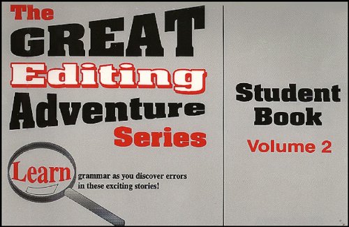 The Great Editing Adventure Series-Student Book: vol.2: Student: 9781880892787: Amazon.com: Books