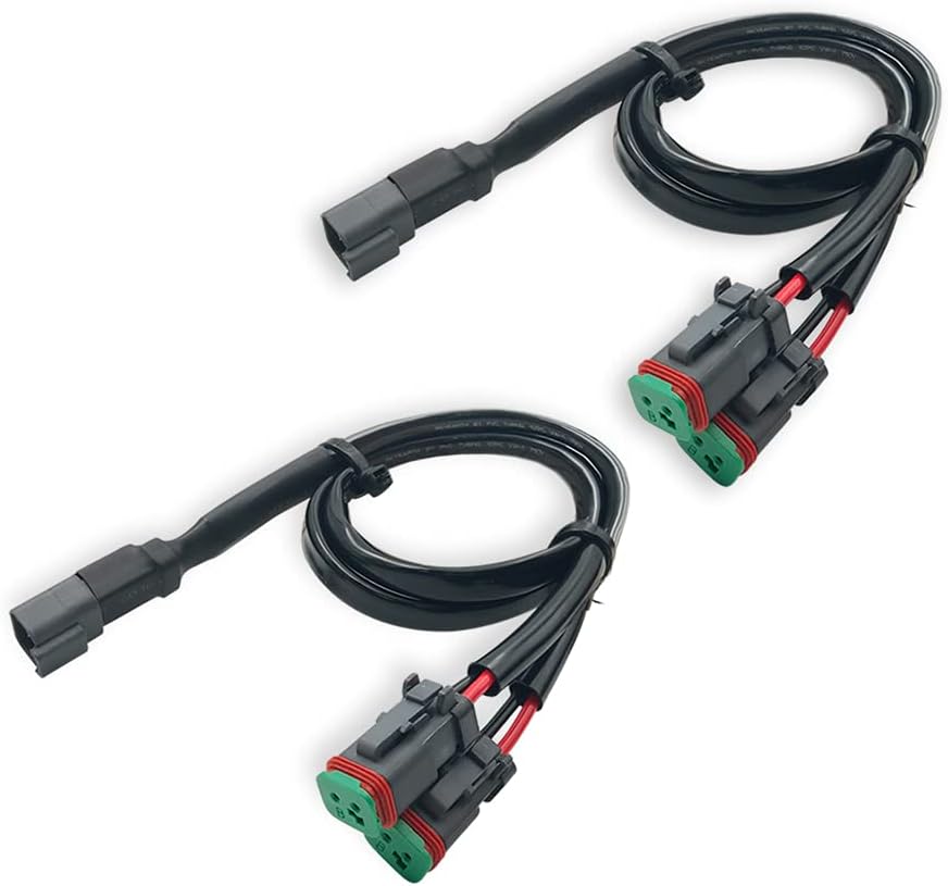 Amazon.com: 2 In 1 Leads Deutsch Outputs DT, Y Shape 2 Pin DTM Female ...