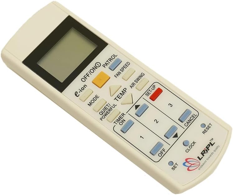 LRIPL Air Conditioner Remote Compatible for Panasonic Split/Window AC ...