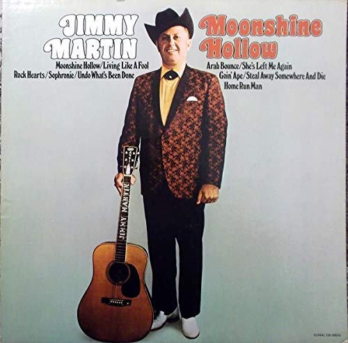 Amazon.com: MOONSHINE HOLLOW-VINYL LP-JIMMY MARTIN (BLUEGRASS): CDs & Vinyl