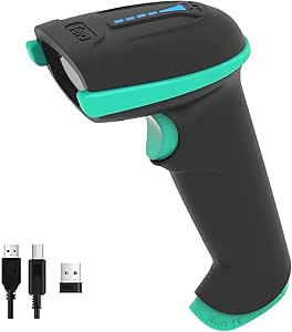 Tera Barcode Scanner Wireless Versatile 2-in-1 (2.4Ghz Wireless+USB 2.0 ...