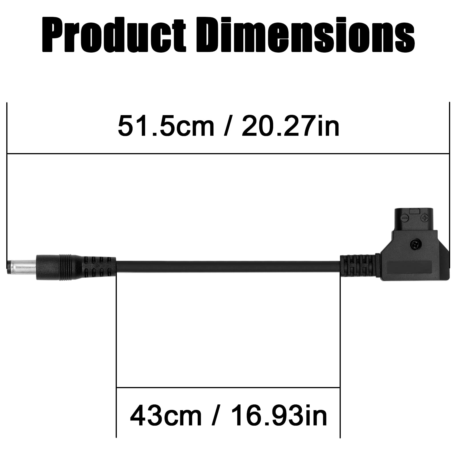 Snapklik.com : Fotoconic 12V D-Tap To DC 2.1mm Power Cable For KiPRO ...