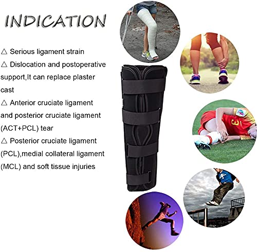 HKJD Post Op Knee Support Adjustable Before and After Surgery Splint ...