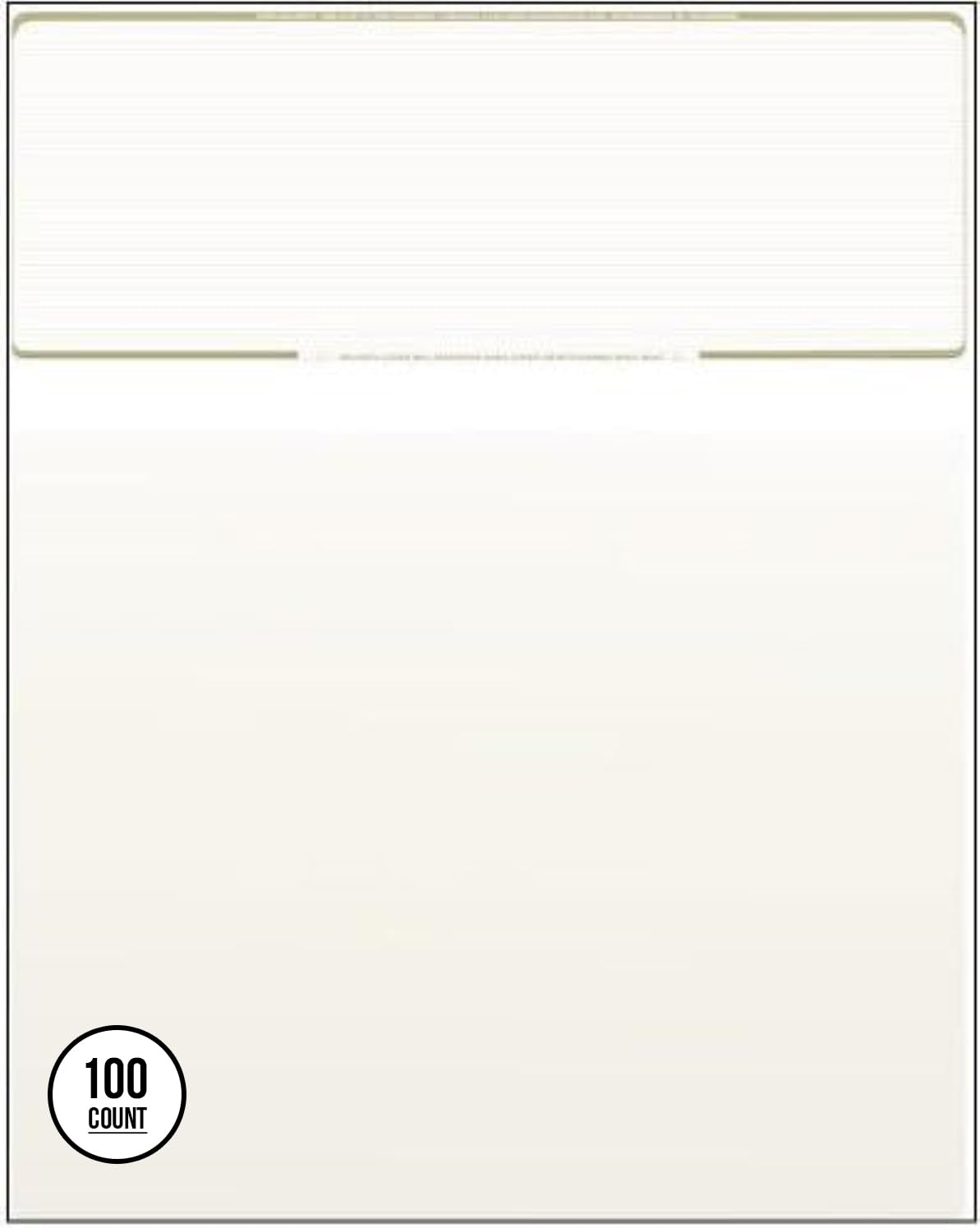 Amazon.com : Compuchecks Check on Top Blank Check Paper - 100 Pack ...
