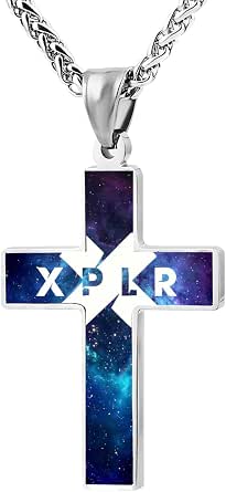 Aolazw Sam_Xplr_HipHop_Colby Necklace Fashion Cross Pendant Religion ...