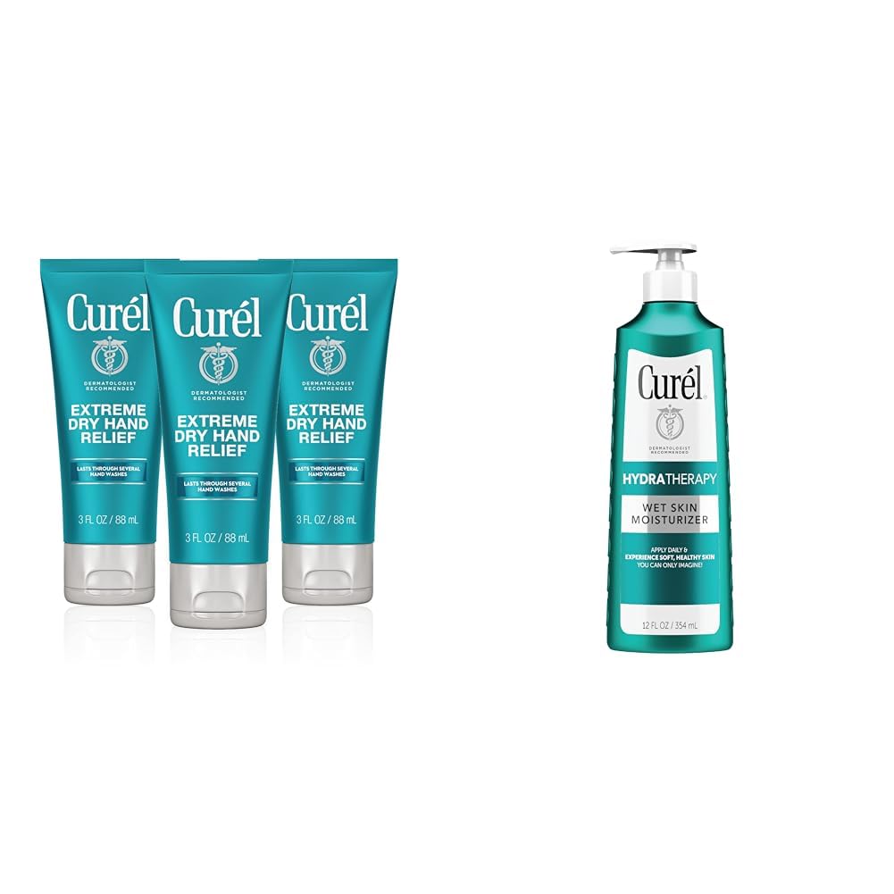 Amazon.com : Curel Extreme Dry Hand Cream, Travel Size Lotion for ...