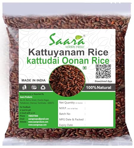 SAARA Kattuyanam Red Rice, 950 g | Hand Pounded Red Rice | Traditional ...